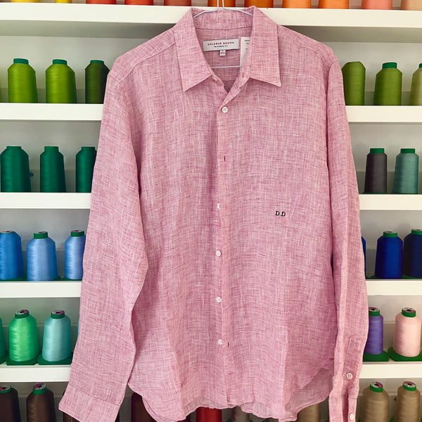 Secondhand September, Shirt Monogramming - Initially London