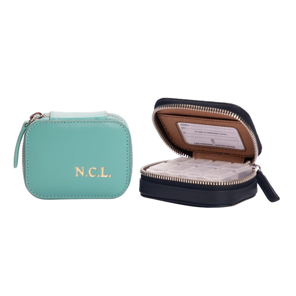 Personalised Pill Case, monogrammed by Initially London