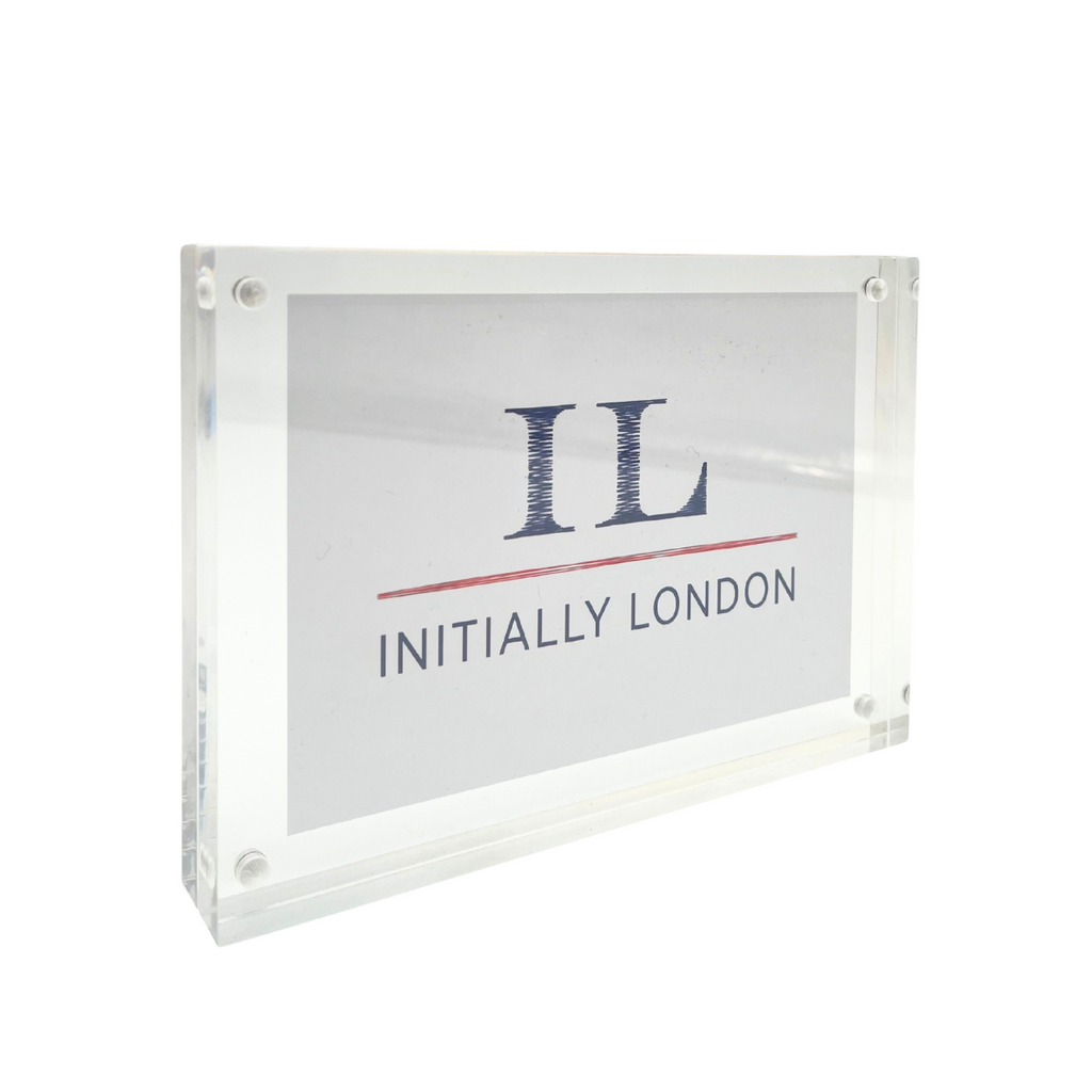 Personalised Photo Frame, monogrammed by Initially London