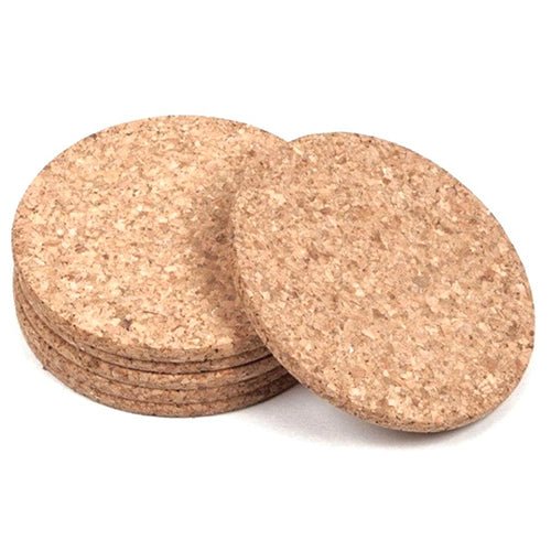 Cork Coasters (set of 6), , monogrammed by Initially London