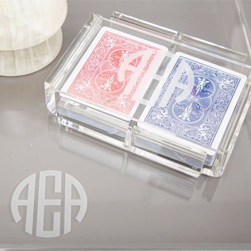Perspex Card Case, Home Goods, monogrammed by Initially London